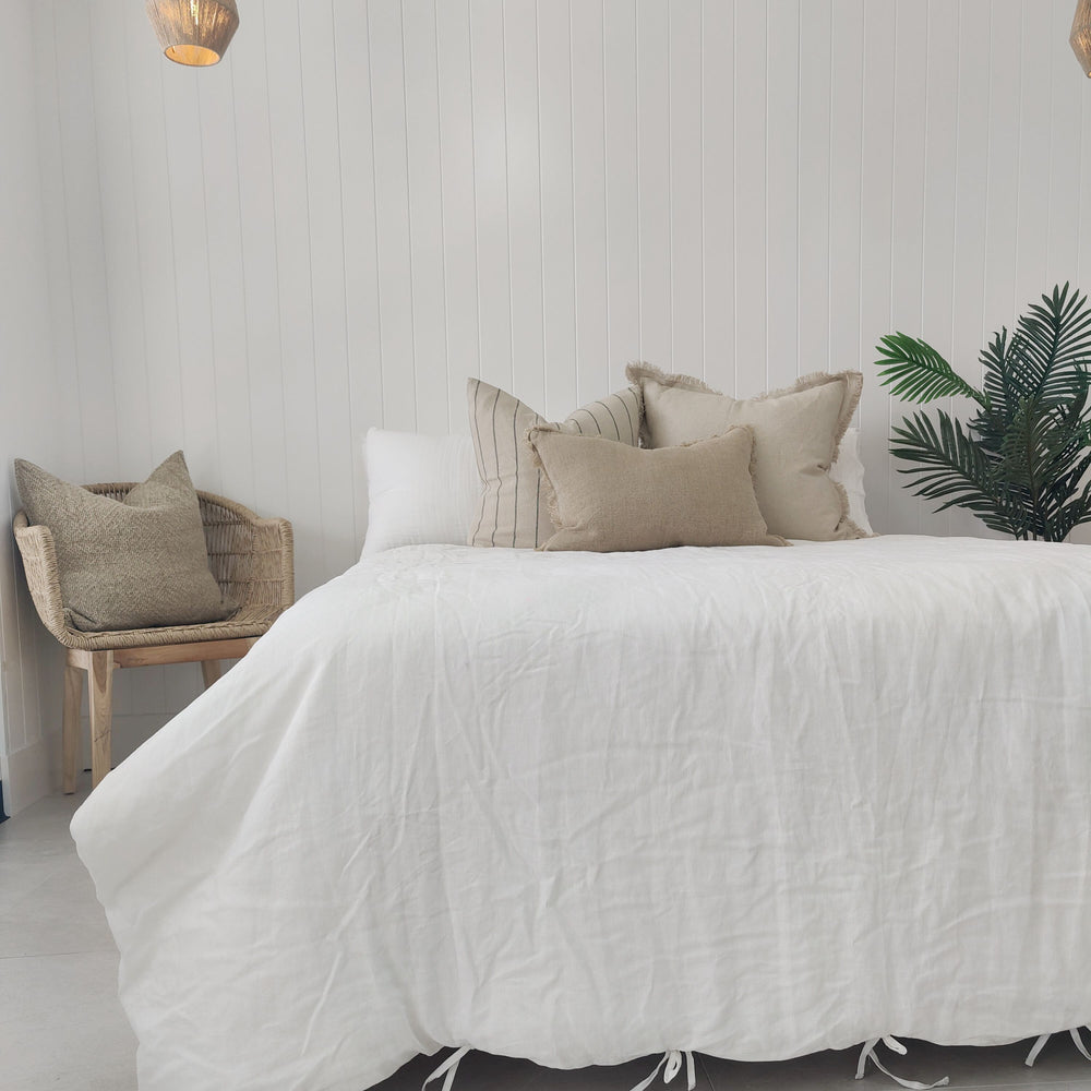 Pure French Linen Duvet Cover Set - Macey & Moore, Sydney AU